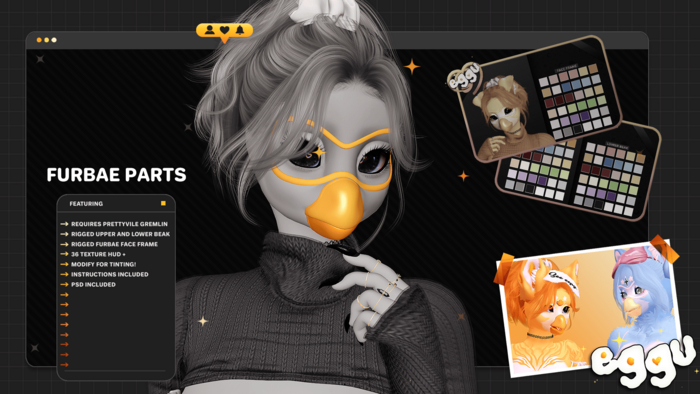 Second Life Marketplace - .Eggu - Furbae Parts